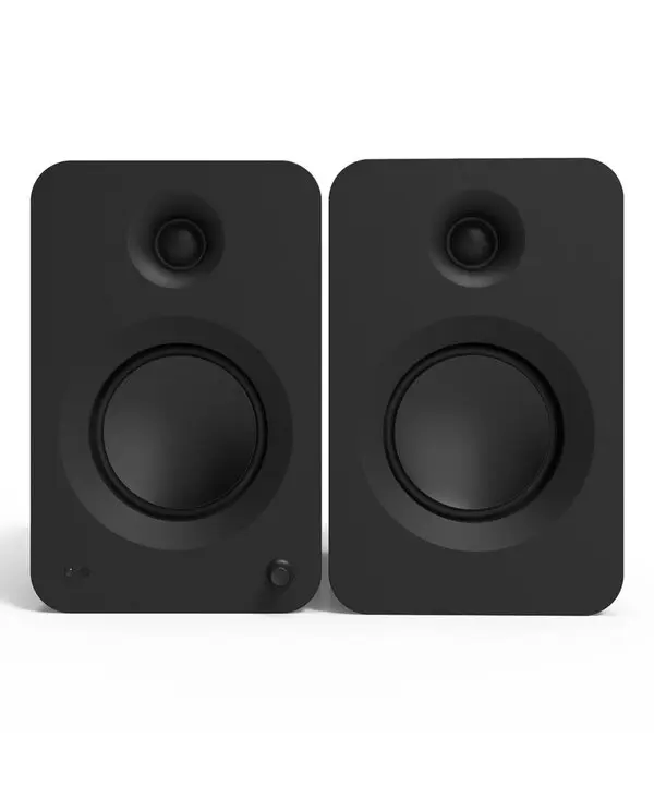 KANTO Ren Powered Bluetooth Bookshelf Speakers Pair - Matte Black