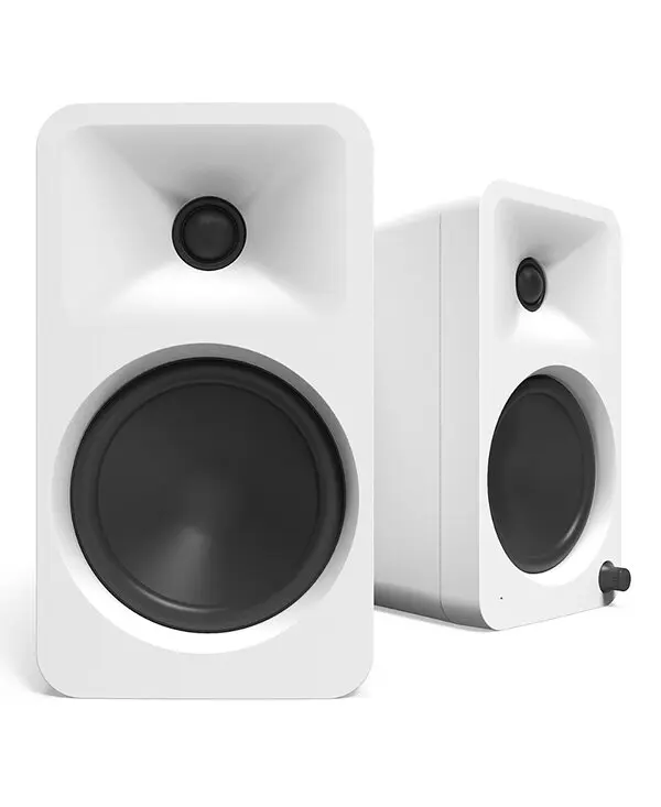 KANTO Ora4 Powered Bluetooth Desktop Speakers Pair - White