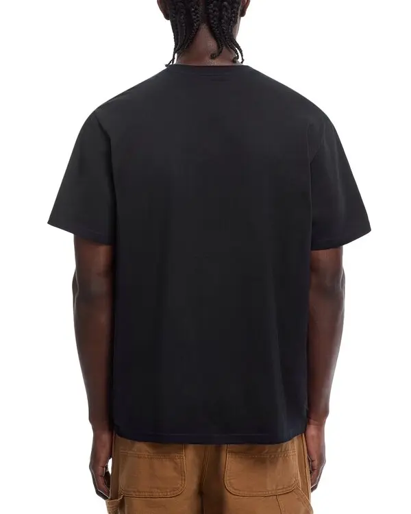 Carhartt Work In Progress Carhartt Logo Pocket Tee - Black