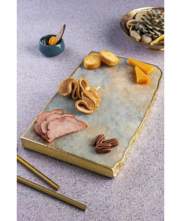 GAURI KOHLI Dazzle Aventurine Cheese Board - Green