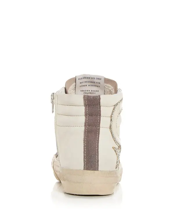 GOLDEN GOOSE Slide High-top Sneakers - Whitecinde