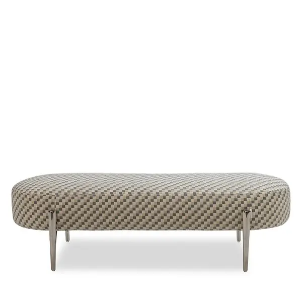 GIUSEPPE NICOLETTI Vittoro Bench In Loro Piana Fabrics Exclusive - Bel Air Lovat