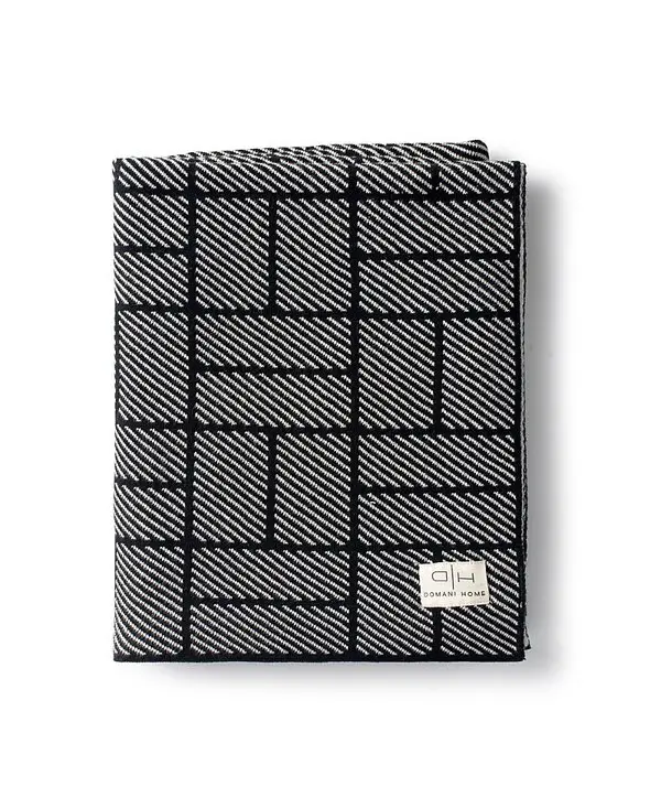 DOMANI HOME Bricks Throw Blanket