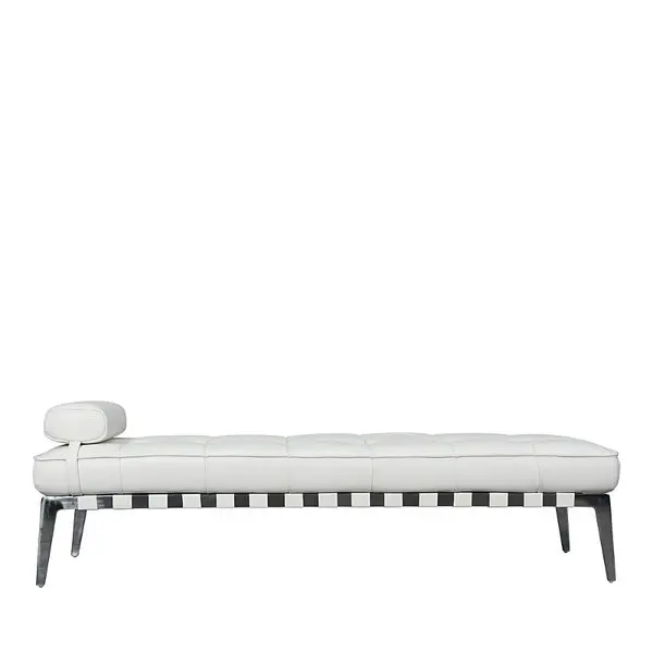 VIOLINO Gloria Leather Daybed - Torello White