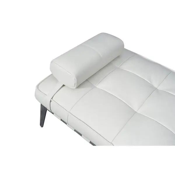 VIOLINO Gloria Leather Daybed - Torello White