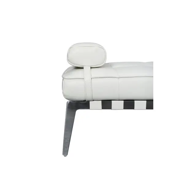 VIOLINO Gloria Leather Daybed - Torello White