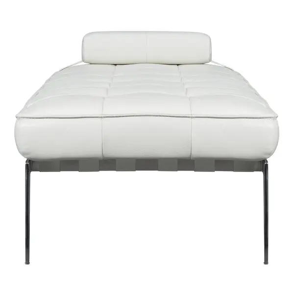 VIOLINO Gloria Leather Daybed - Torello White