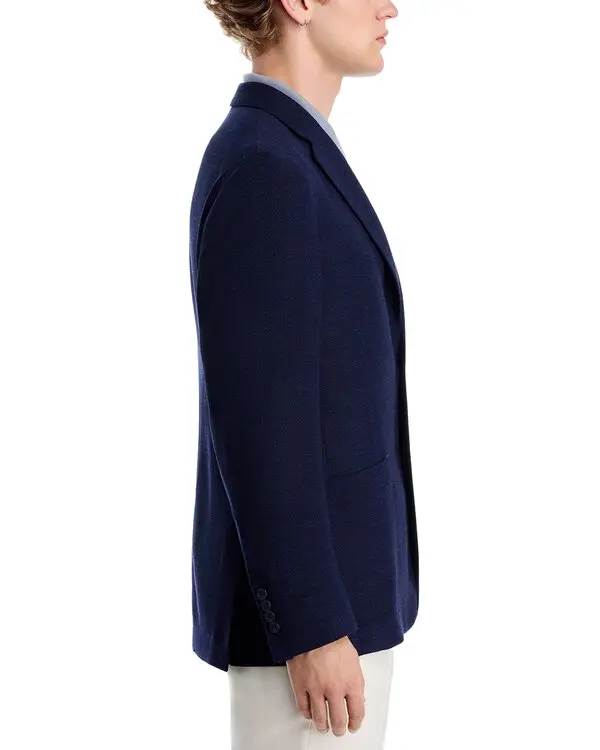 Vince Wool Pique Jersey Slim Fit Unstructured Sport Coat