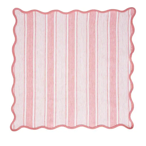 JULISKA Cabana Stripe Napkin, Set Of 4 - Coral