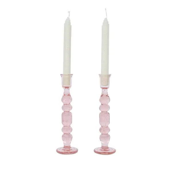 JULISKA Provence 9 Candlestick, Set Of 2 - Blush