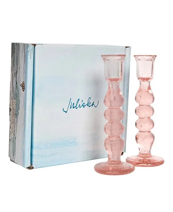 JULISKA Provence 7 Candlestick, Set Of 2 - Blush