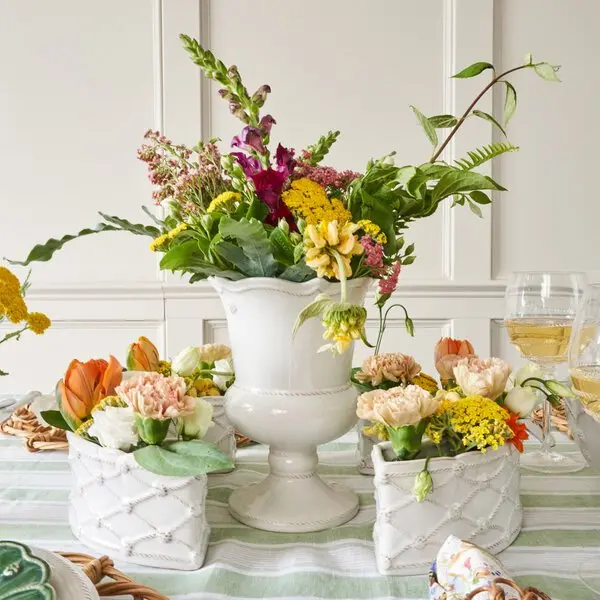 JULISKA Berry & Thread 8 Petite Parterre Garden Vase - Whitewash
