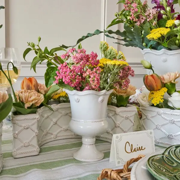 JULISKA Berry & Thread 5 Petite Parterre Garden Vase - Whitewash