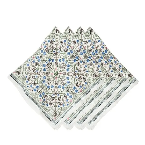 JULISKA Villa Seville Linen Napkins, Set Of 4 - Chambray
