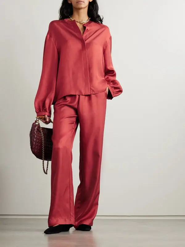 Loulou De Saison Lea Silk Blouse