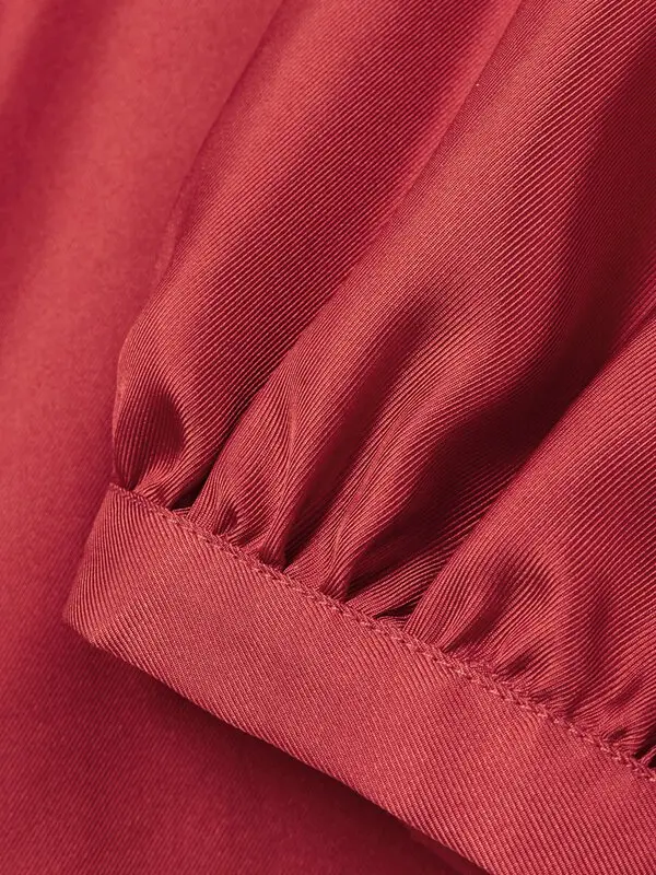 Loulou De Saison Lea Silk Blouse