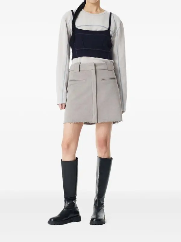 STUDIO TOMBOY Jersey Pigment Mini Skirt