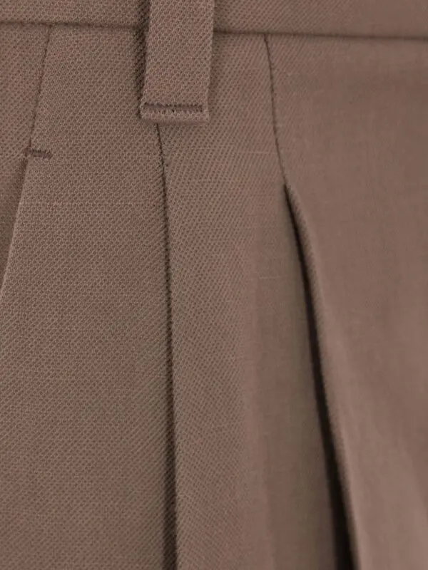 Brunello Cucinelli Straight-leg Trousers - Brown
