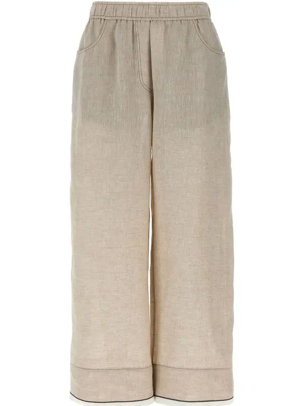 Brunello Cucinelli Straight-leg Trousers - Neutrals
