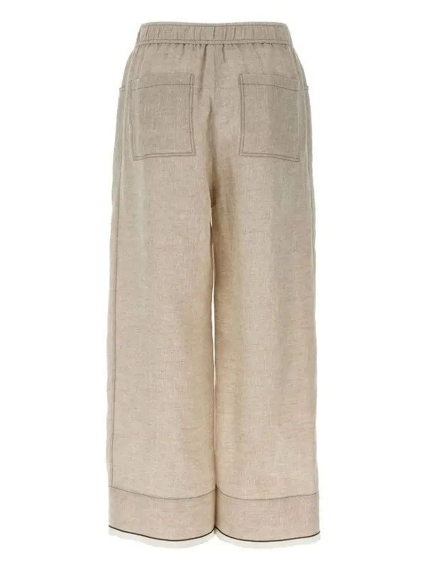 Brunello Cucinelli Straight-leg Trousers - Neutrals