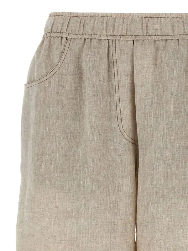 Brunello Cucinelli Straight-leg Trousers - Neutrals