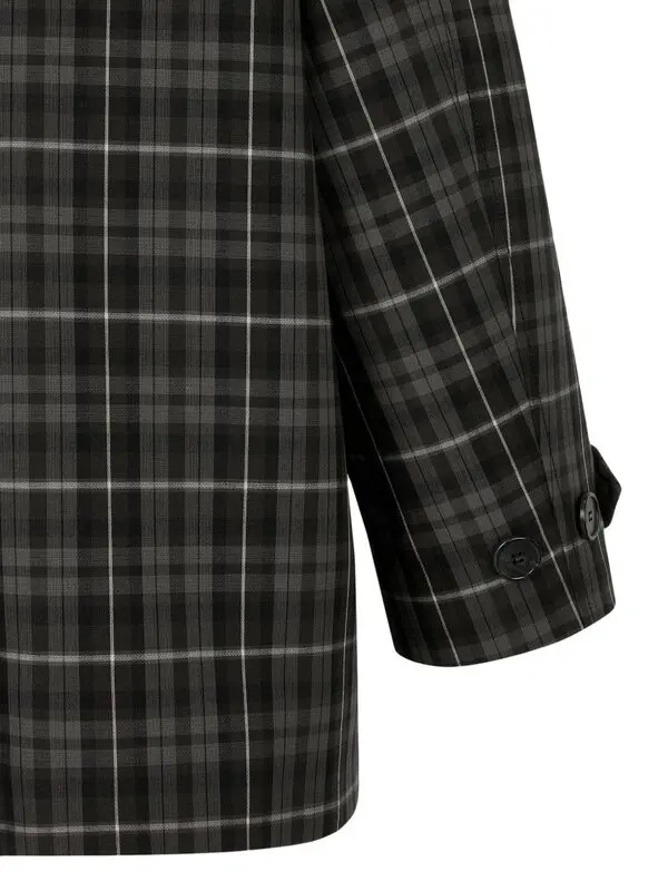 STUDIO TOMBOY Tartan Check Single-breasted Coat