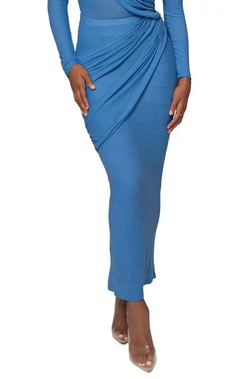 JLUXLABEL Paradise Hills Maxi Skirt - Blue