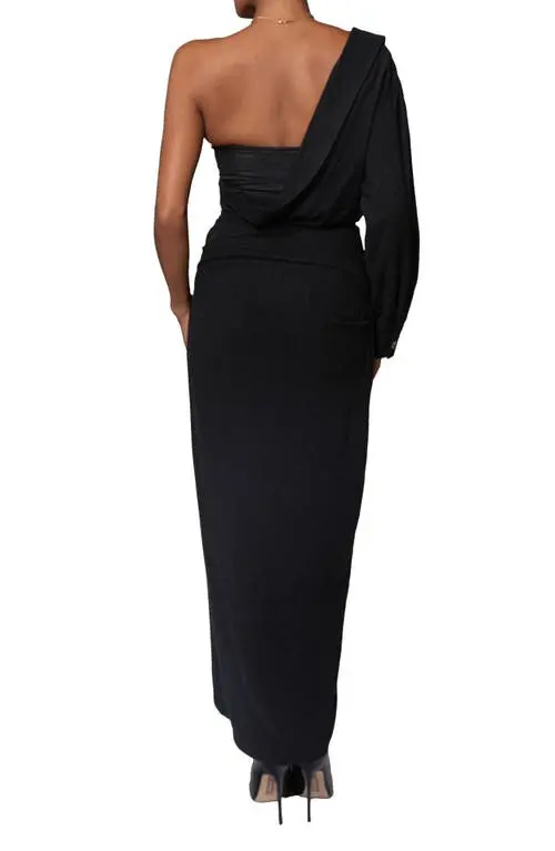 JLUXLABEL Evita Single-sleeve Maxi Dress