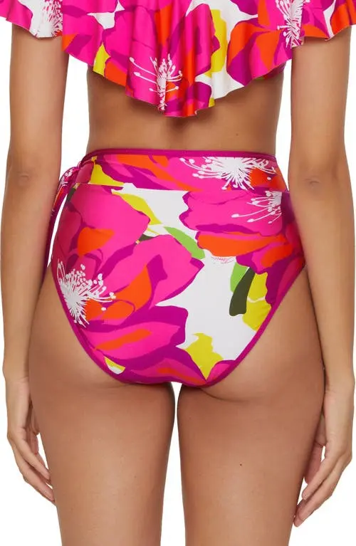 Trina Turk Bloom High Waisted Bikini Bottom