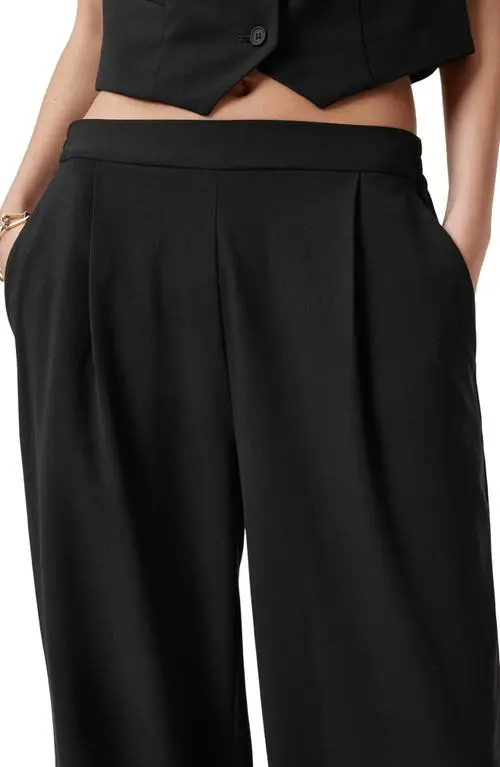 ALLSAINTS Aleida Wide Leg Trousers - Black