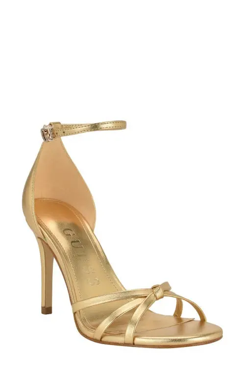 Guess Ankle Strap Sandal - Gold