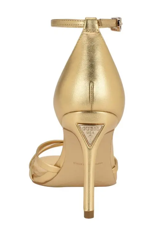 Guess Ankle Strap Sandal - Gold