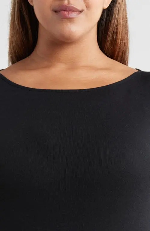 Caslon Boat Neck Long Sleeve Tee