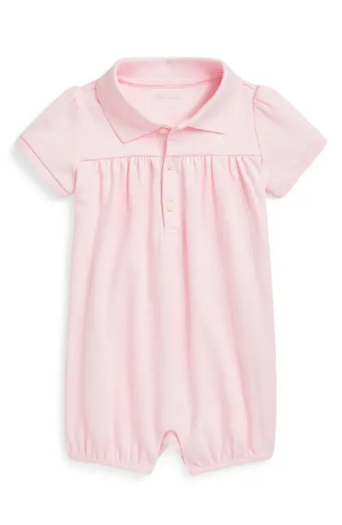 Ralph Lauren Polo Cotton Bubble Romper - Pink