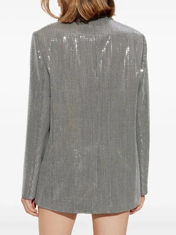 GOLDEN GOOSE Sequinned Blazer - Silver