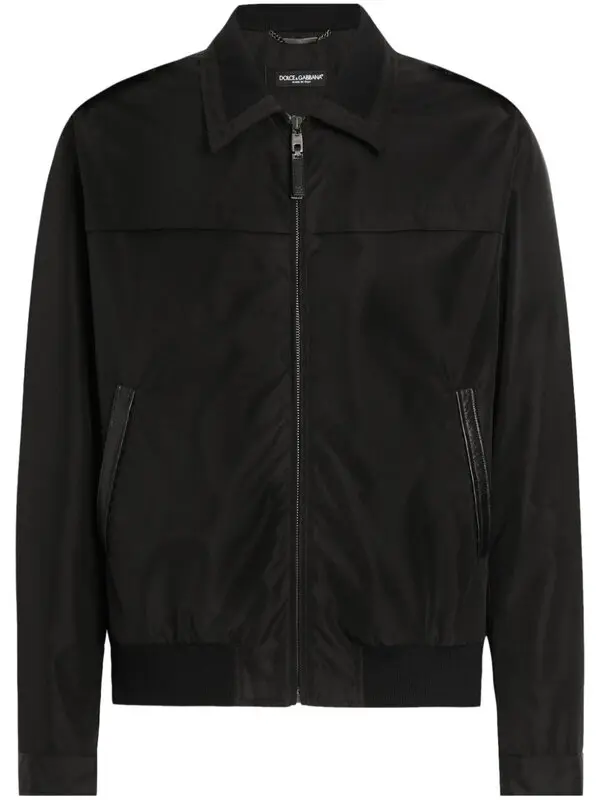 Dolce & Gabbana Logo-plaque Bomber Jacket