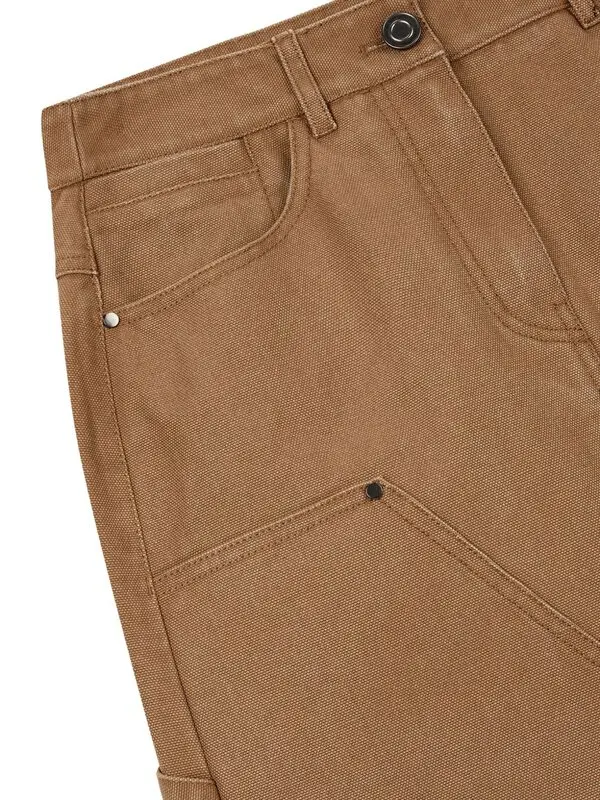 STUDIO TOMBOY Seam-detail Maxi Skirt - Brown