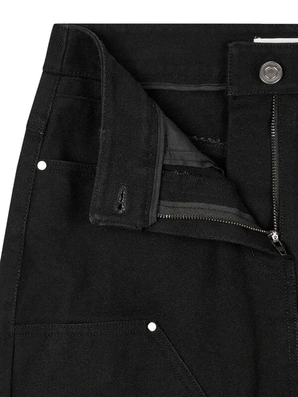 STUDIO TOMBOY Cotton Seam-detail Maxi Skirt - Black