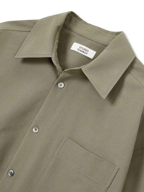 STUDIO TOMBOY One-pocket Shirt - Green