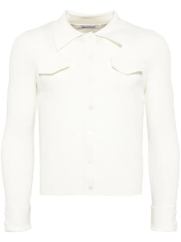 GROUND ZERO Button-up Cardigan - White