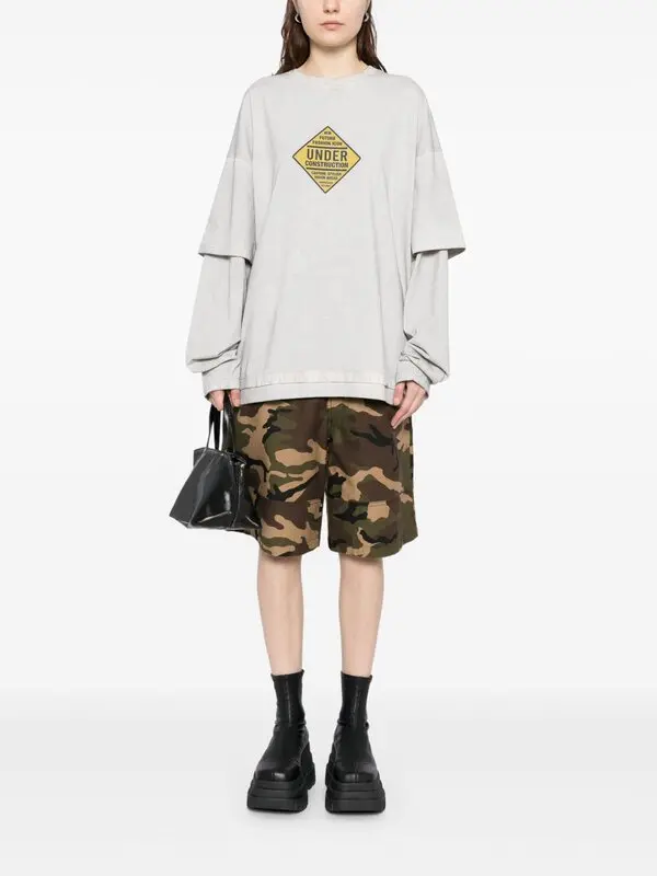 GROUND ZERO Graphic-print T-shirt - Grey