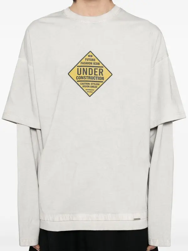 GROUND ZERO Graphic-print T-shirt - Grey