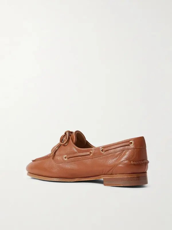 Bally Pathy Leather Boat Shoes