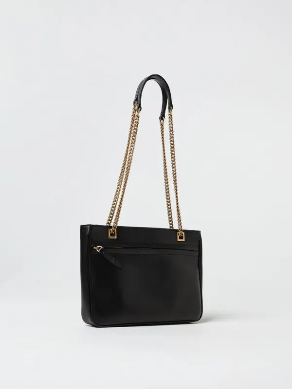 Valentino Garavani Viva Superstar Leather Shoulder Bag With Vlogo - Dark