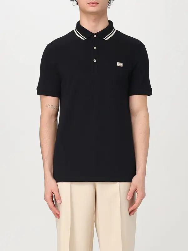 Valentino Garavani Polo Shirt - Black