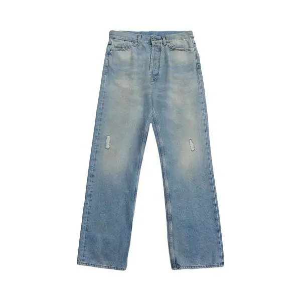 Palm Angels Monogram Loose Denim - Blue