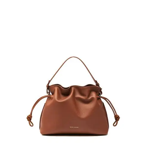 ESIN AKAN 3-in-1 Midi Emma Leather Crossbody Bag - Nutshell
