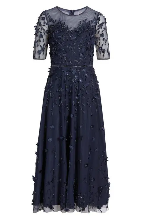 pisarro nights navy beaded dress Pisarro Nights Dresses