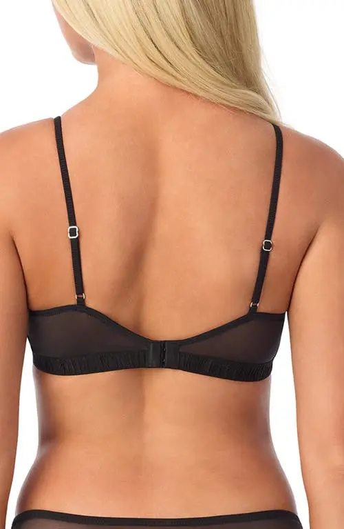 ON GOSSAMER Luxe Lace Bralette - Black