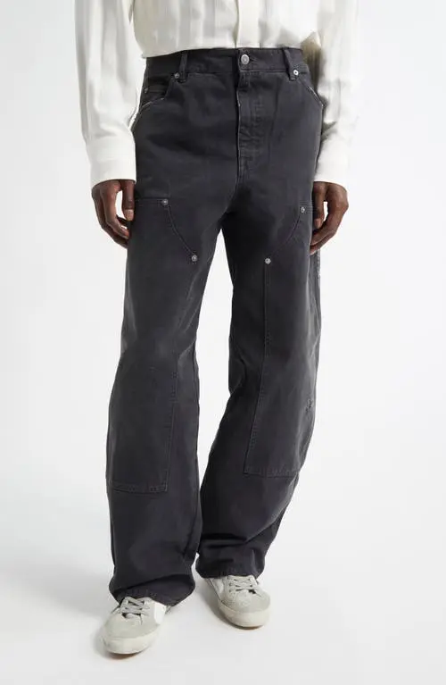 GOLDEN GOOSE Journey Painter Pants - Black